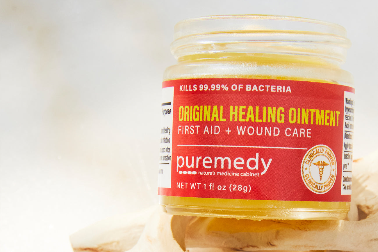 Leg Wound from a Treadmill Accident - Healing Salve in Action – Puremedy